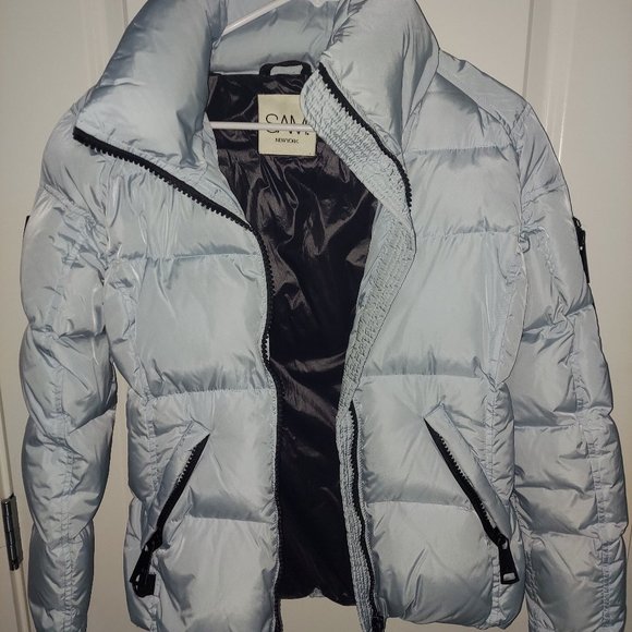 SAM. New York | Jackets & Coats | Sam New York Blue Down Puffer ...